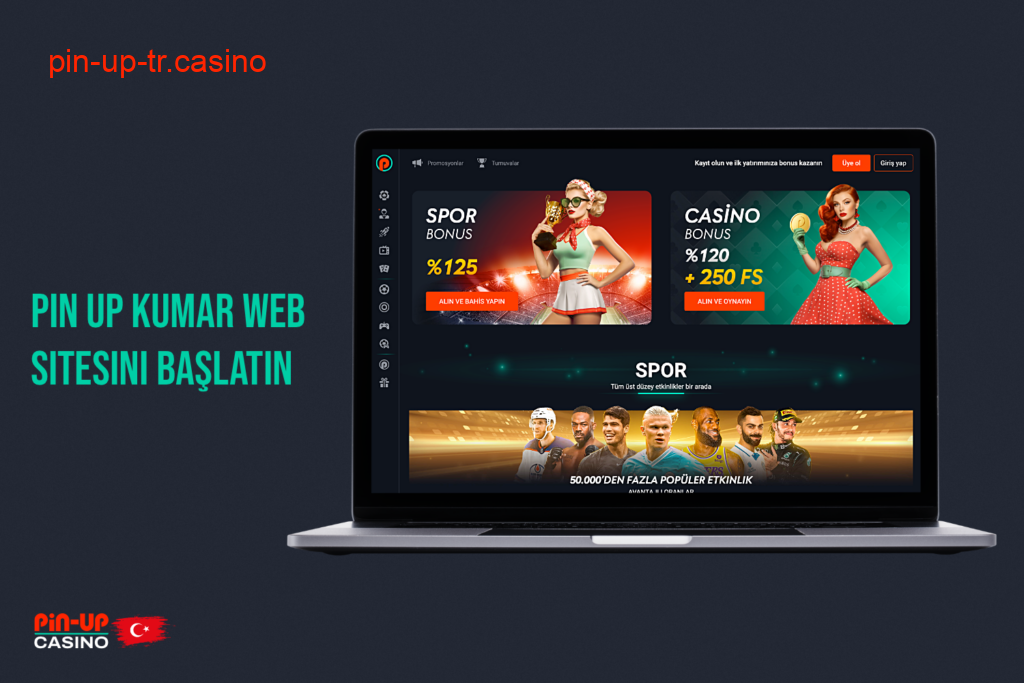 Pin Up Casino Türkiye - Giriş Yapın ve %120 Bonus Kazanın
